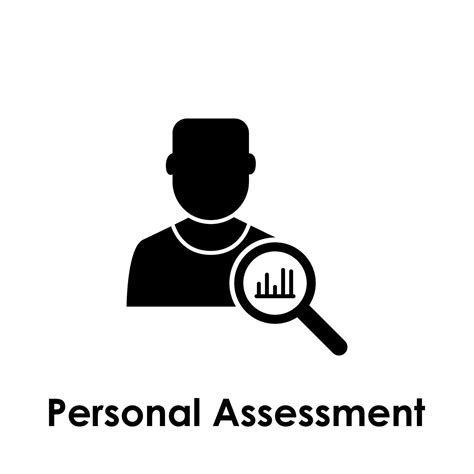 Search Assessment Personal Assessment Vector Icon Illustration