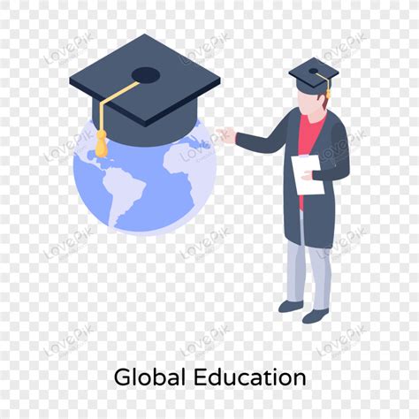 글로벌 교육 그림 벡터입니다 Png 일러스트 무료 다운로드 Lovepik