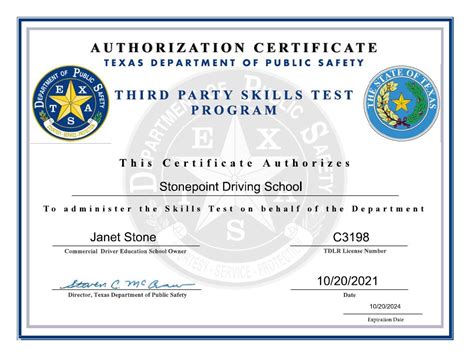 Road Test Dps — Stonepoint Driving School Cedar Park Tx