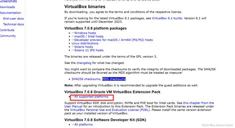 windows系统虚拟机（virtualbox）的安装和拓展包安装及其ubuntu系统的安装 vm virtualbox怎么安装扩展包 csdn博客
