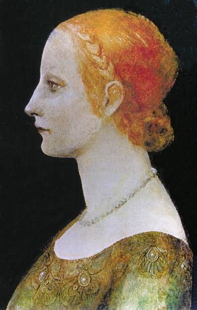 Bianca Maria Visconti Italian Renaissance Art Portrait Painting