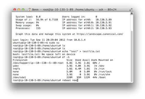 Linux No Space Left On Device But There Is Space Server Fault