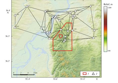 Satellite Geodetic Network Of Geodynamic Test Site In Underground