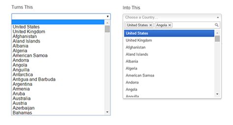 Jquery Multi Select Plugin