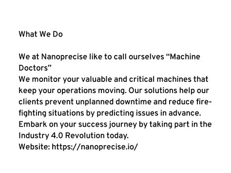 predictive maintenance solutions nano precise page 4 flip pdf