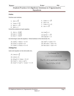 Fillable Online 6 1 Practice Worksheet Fax Email Print PdfFiller