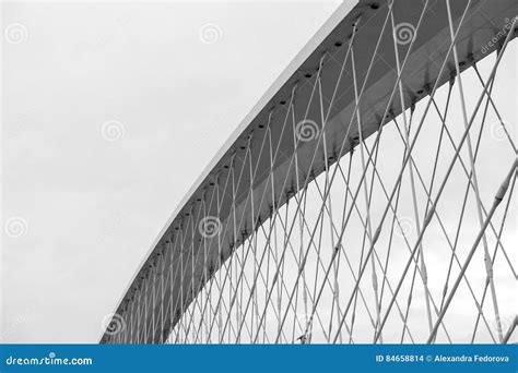 Modern Architecture Detail Abstract Architecture Background Black And White Editorial Stock