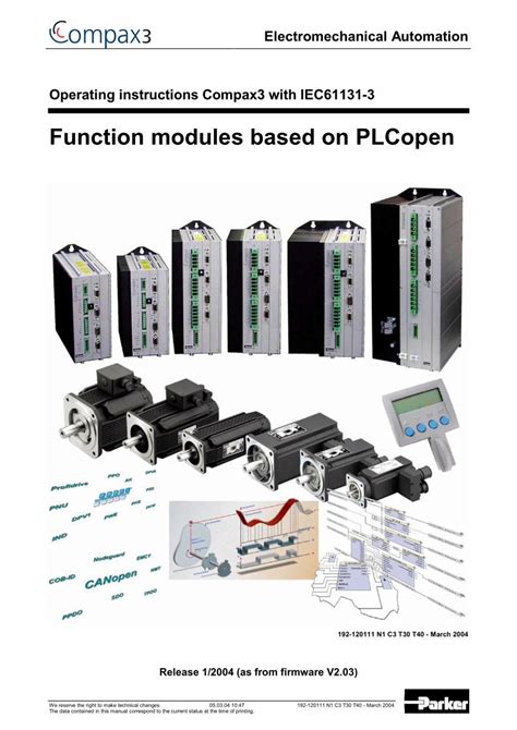 Pdf Function Modules Based On Plcopen Dokumentips