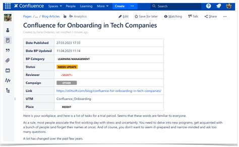 4 Ways To Review Pages In Confluence Stiltsoft