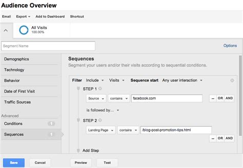 How To Use The New Google Analytics Advanced Segments