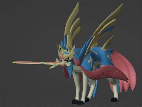 Zacian By Allister Makerworld Download Free 3d Models