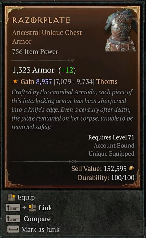 first time i ve seen a unique drop with 1 stat r diablo4