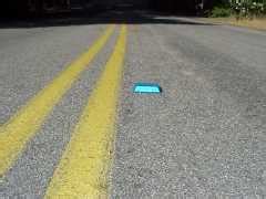 Blue Reflective Hydrant Markers