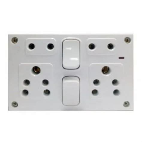 PVC Combined Modular Switch Socket At Piece In Shivpuri ID