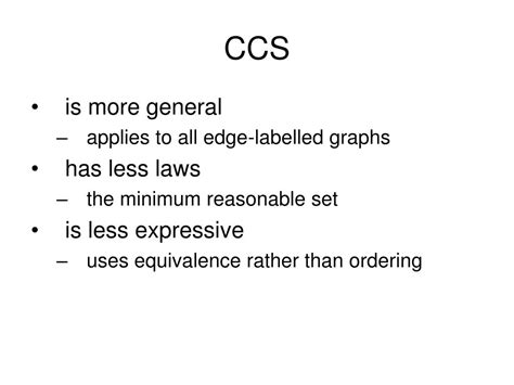 Ppt Unifying Theories Of Concurrency Ccs And Csp Powerpoint