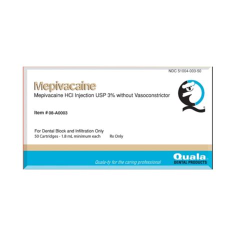 Mepivacaine Hcl 3 50 Bx Guaranteed Lowest Price Crazy Dental Price