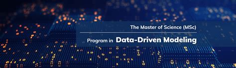 Home The Master Of Science Msc Program In Data Driven Modeling