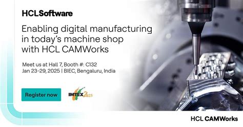imtex 2025 hcl camworks cad cam software cam software hcl camworks