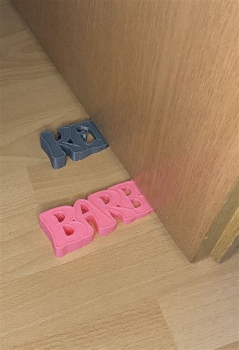 Archivo Stl Tope De Puerta Barbieken・diseño De Impresora 3d Para