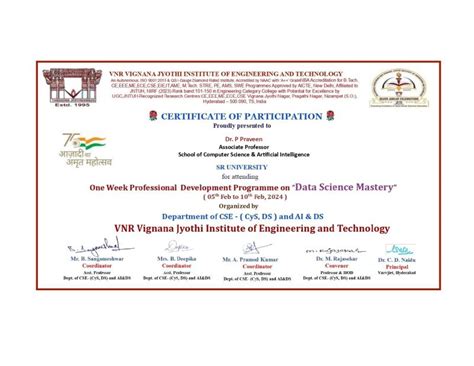 Dr P Praveen On Linkedin Sru Sruniversity Csaisru