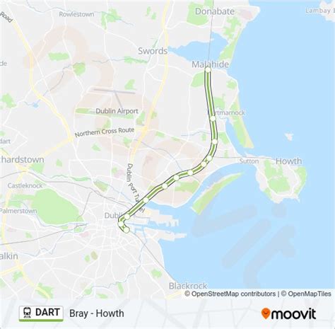Dart Route Schedules Stops Maps Dublin PearseMalahide Updated