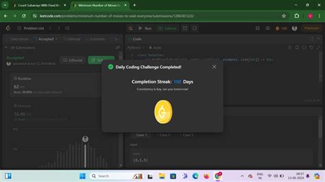 Video Vijaya Kumar Annam On Linkedin 100daysofcode Leetcodejourney