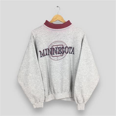 Vintage University Of Minnesota Gray Sweatshirt Small Minnesota Golden
