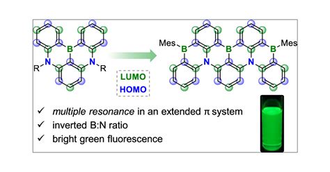 Green Emitting Extended B3n2 Doped Polycyclic Aromatic Hydrocarbon