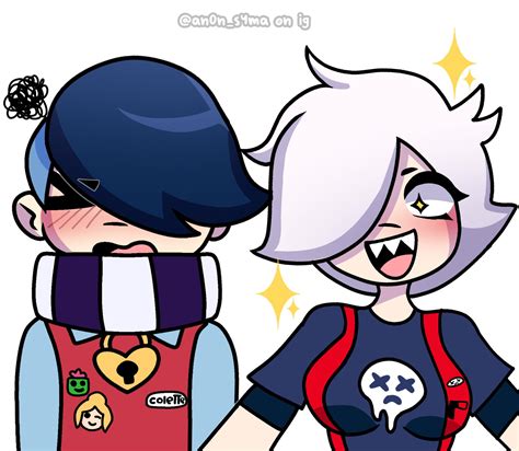 Collete And Edgar Outfit Switch Art Trade With Adam 7000 R Brawlstars
