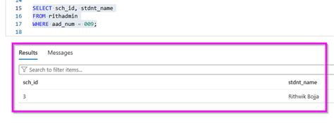 To Execute The Sql Query Using A Input Value And Fetch Other Columns Of