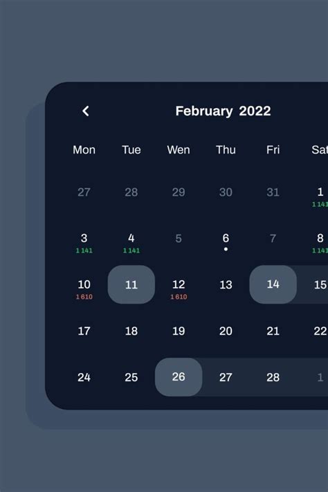 Unique Calendar Templates And Pickers For Your Ui Designs Ui Design