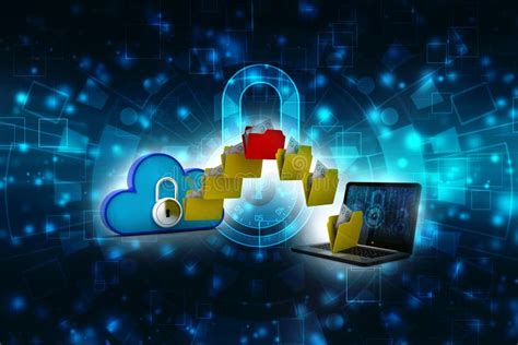 Cloud Computing Concept Cloud Computing Devices 3d Render Stock Illustration Illustration Of