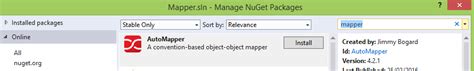 some useful tips while using automapper in c