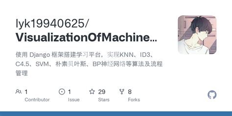 GitHub lyk VisualizationOfMachineLearning 使用 Django 框架搭建学习平台实现KNNID C SVM朴素贝叶斯