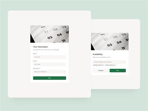 Free Employee Availability Form Template Softr