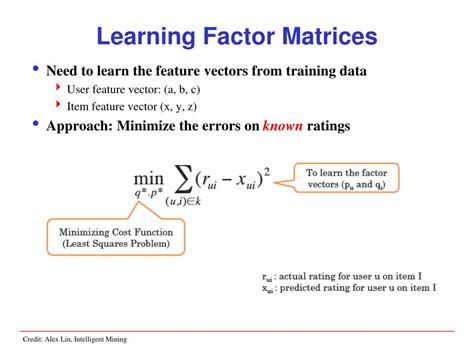 Ppt Matrix Factorization Powerpoint Presentation Free Download Id1851449