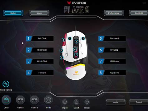 Evofox Blaze 2 Wired Gaming Mouse High Performance 1000hz Polling