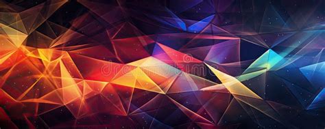 Dynamic Background With Intersecting Lines And Shapes In Vibrant Colors Symbolizing The