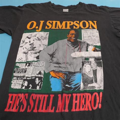 Vintage Oj Simpson Authentic Tee Shirt Hes Still Depop