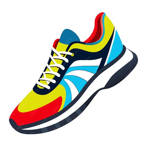 Running Shoes Clipart Vector Art And Illustration Premium Ai