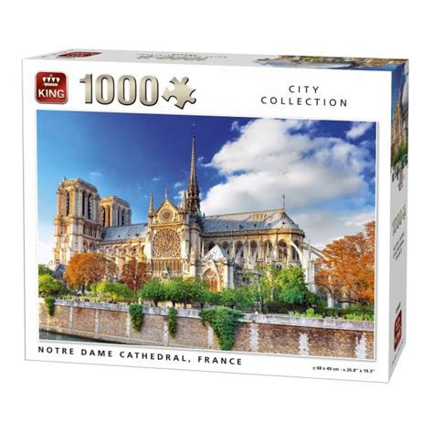Puzzle 1000 Pièces Cathédrale Notre Dame De Paris King Puzzles