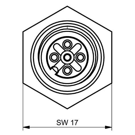 传感器 执行器适配器 sai wdf 5p m12 k 2427060000