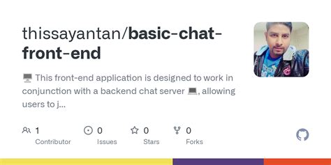 Github Thissayantan Basic Chat Front End This Front End Application Is Designed To Work In