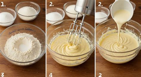 Making Cake Batter A Step By Step Guide With Detailed Images Showing