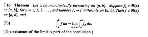 Real Analysis Example For Theorem Pointwise But Not Uniform Convergence Mathematics Stack