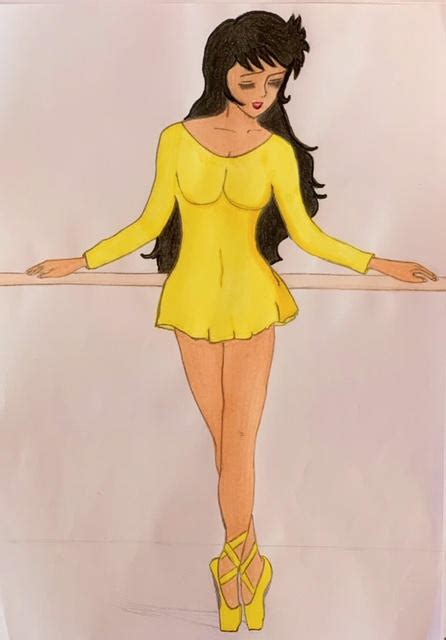 Commission Jun Honos Yellow Ballet Leotard By Kaiju Odanny19 On