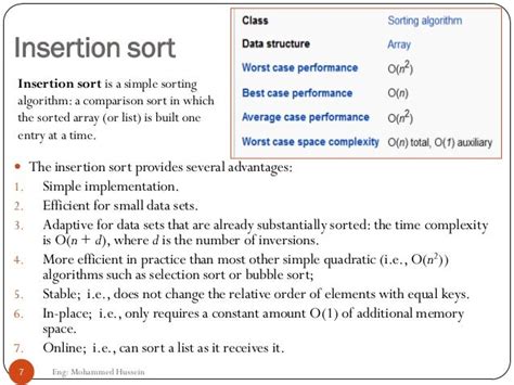 Insertion Sorting Of Sorting Algorithm Of Data Structure