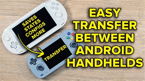 backup and restore android handhelds