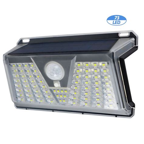 News Led Outdoor Sensor Garden Wall Lights Human Motion Sensor Solar Lights