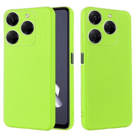 Силиконовый чехол для Tecno Spark 20 Pro Техно Спарк 20 Про Soft Touch с подкладкой из